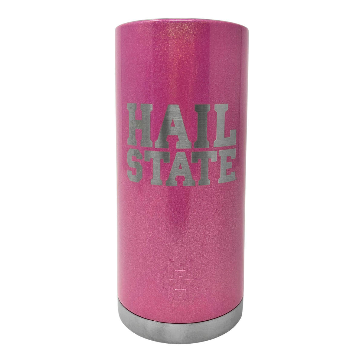 Wyld Gear® MSU 12oz Slim Can – Pink Glitter – Maroon & Co