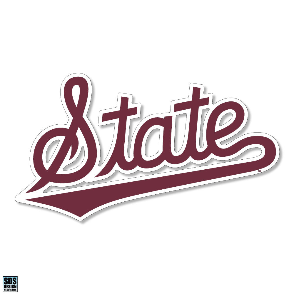 State Script Vinyl Decal – Maroon & Co