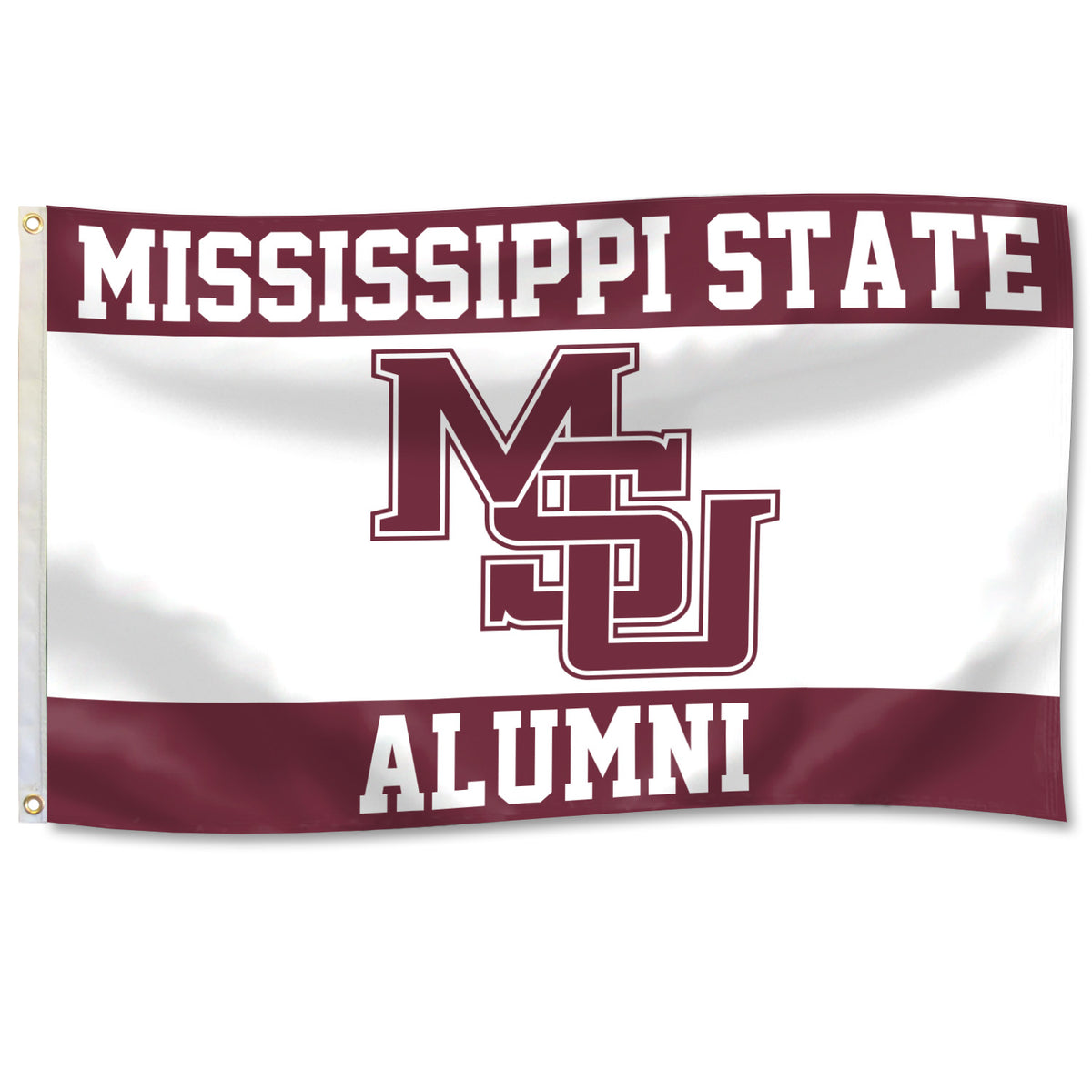 90's MSU Alumni 3' x 5' Stripe Flag – Maroon & Co