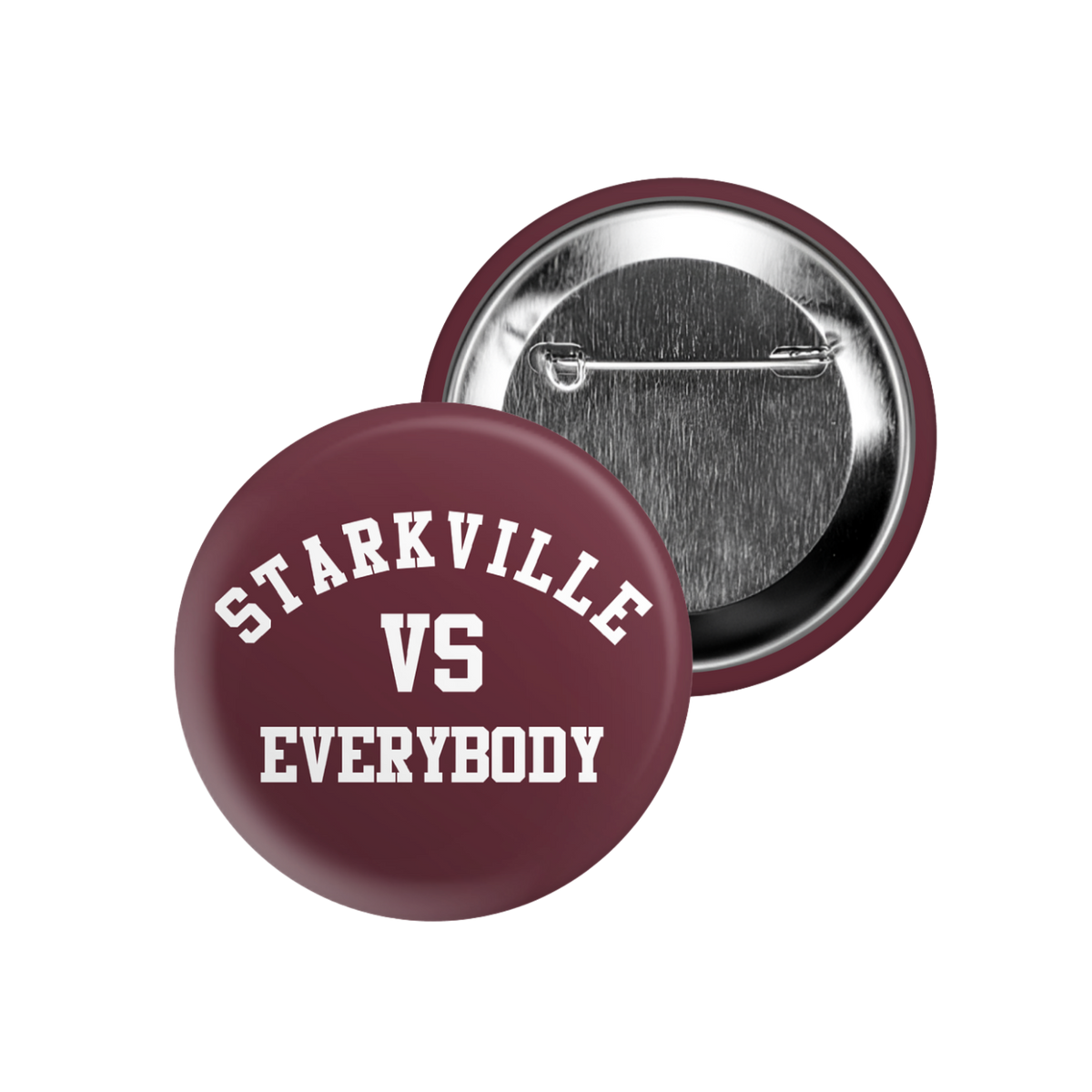 Stark v Everyone Gameday Button – Maroon & Co